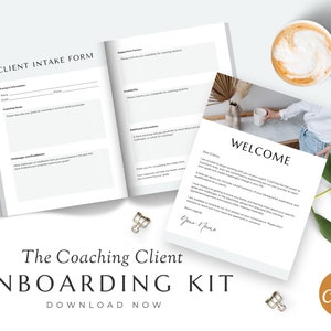 Coaching Client Onboarding Kit | Onboarding Kit | Coaching Template ...