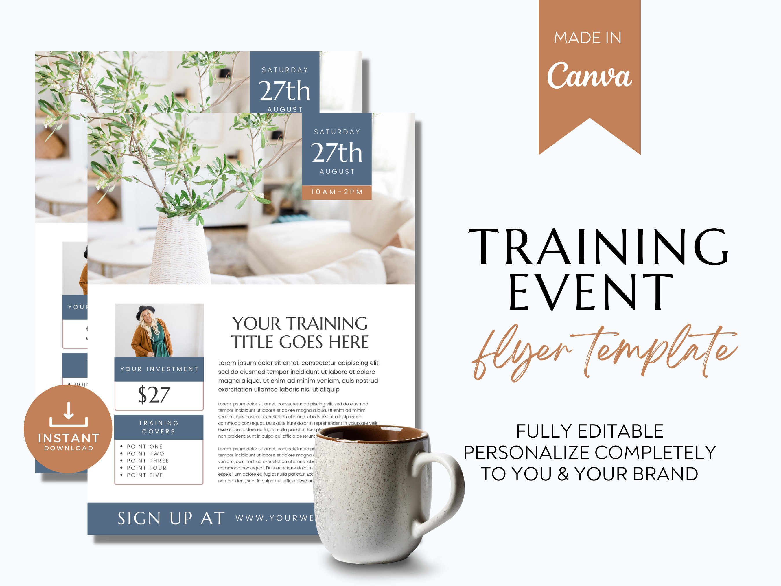 Real Estate Training Event Flyer Template | Workshop Flyer | Event ...