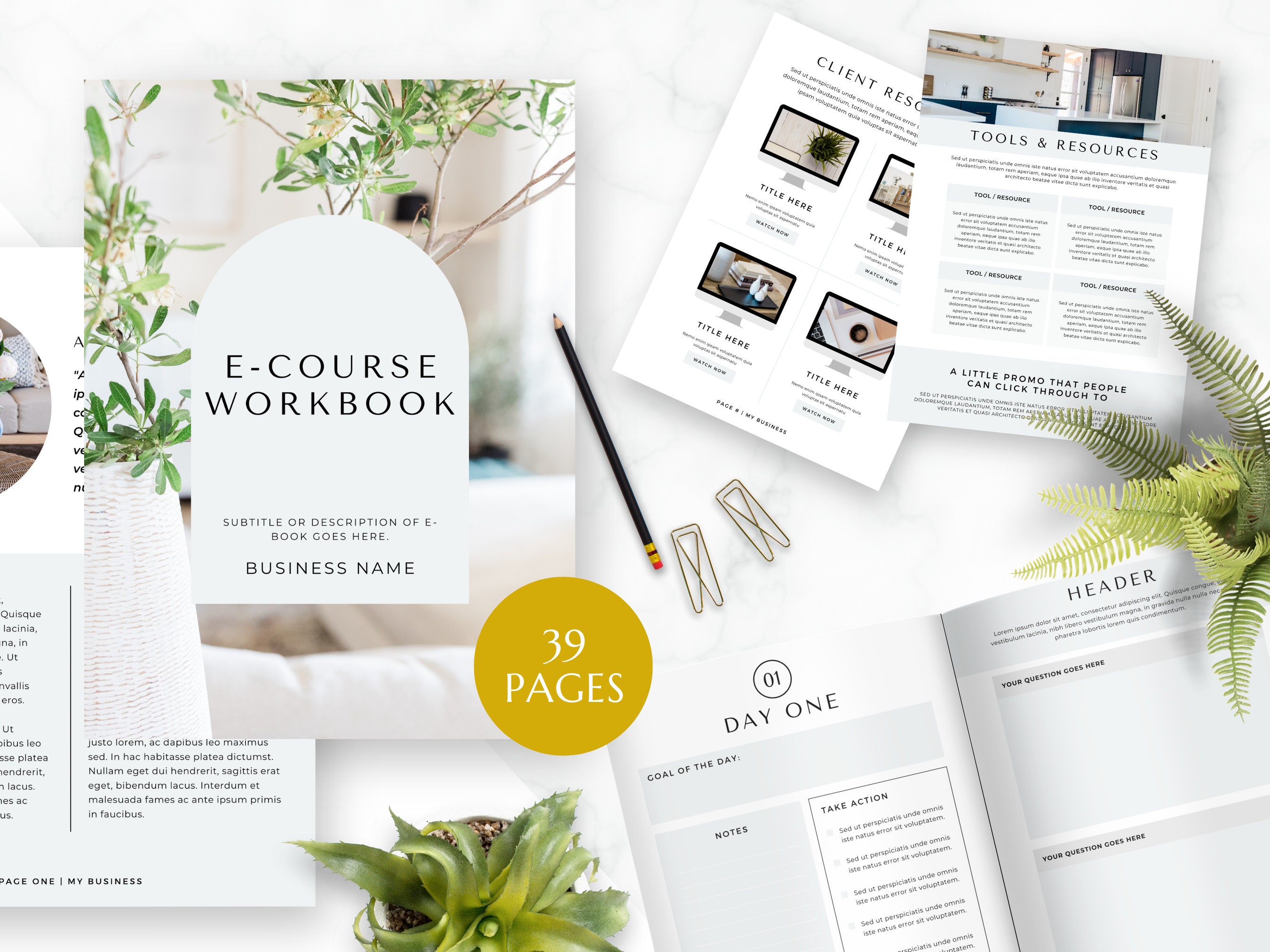 Course Workbook | Membership Workbook | Student Workbook | Coaching ...