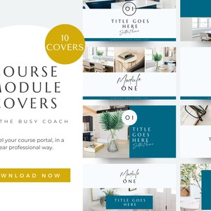10 Course Module Covers, Course Thumbnails, Course Portal Graphics ...