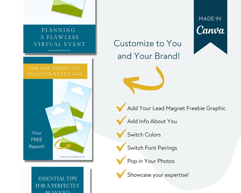 5 Lead Magnet Opt in Pinterest Pins | Lead Magnet Pinterest Template ...