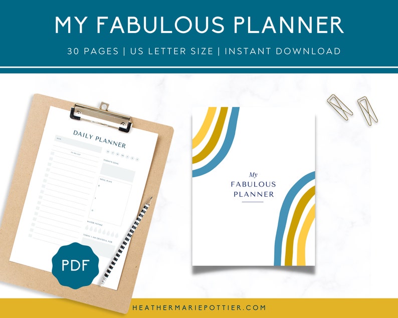 My Fabulous Planner Printable Personal Life Planner Printable Planner ...
