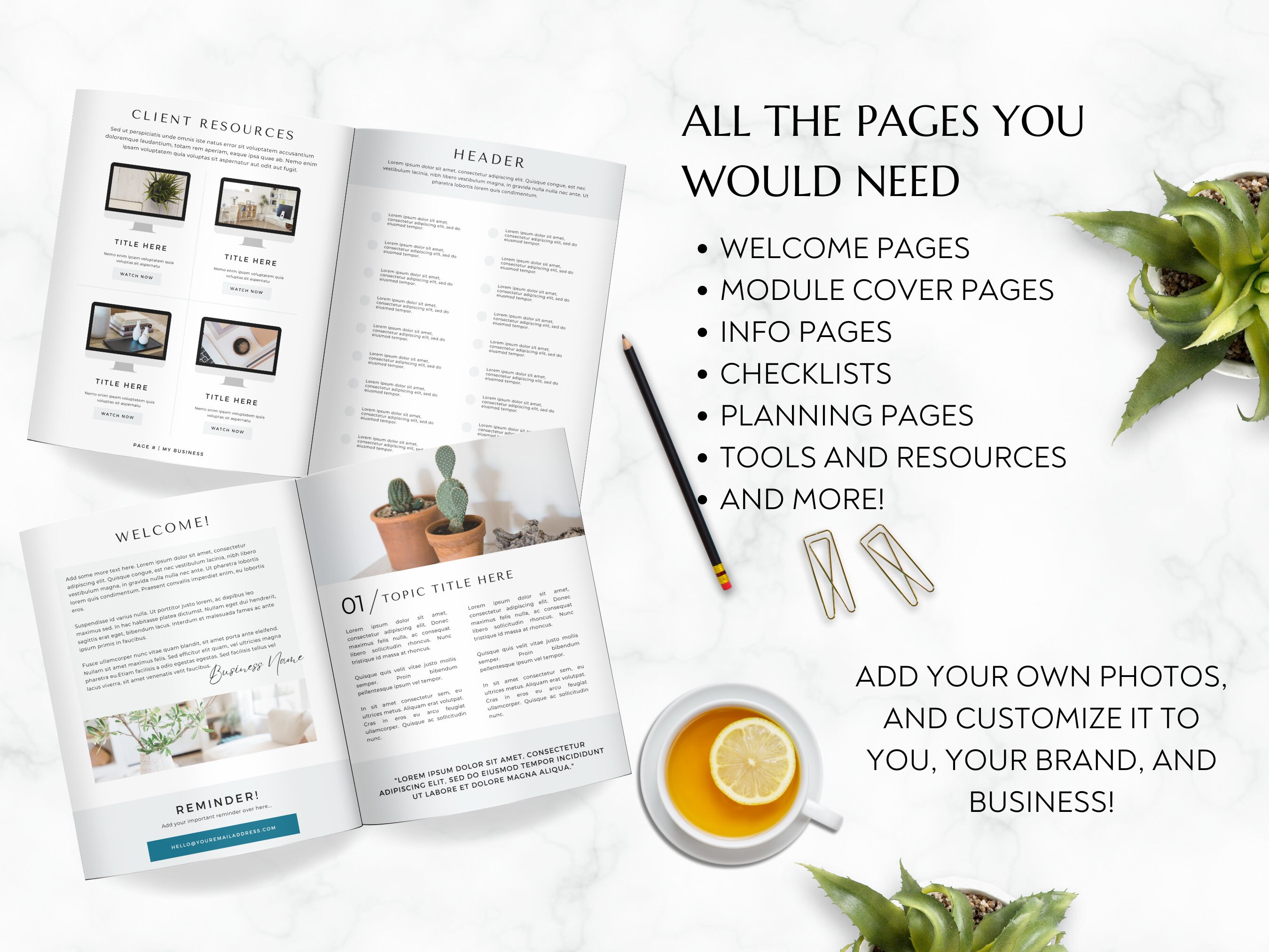 Course Workbook Membership Workbook Student Workbook - Etsy