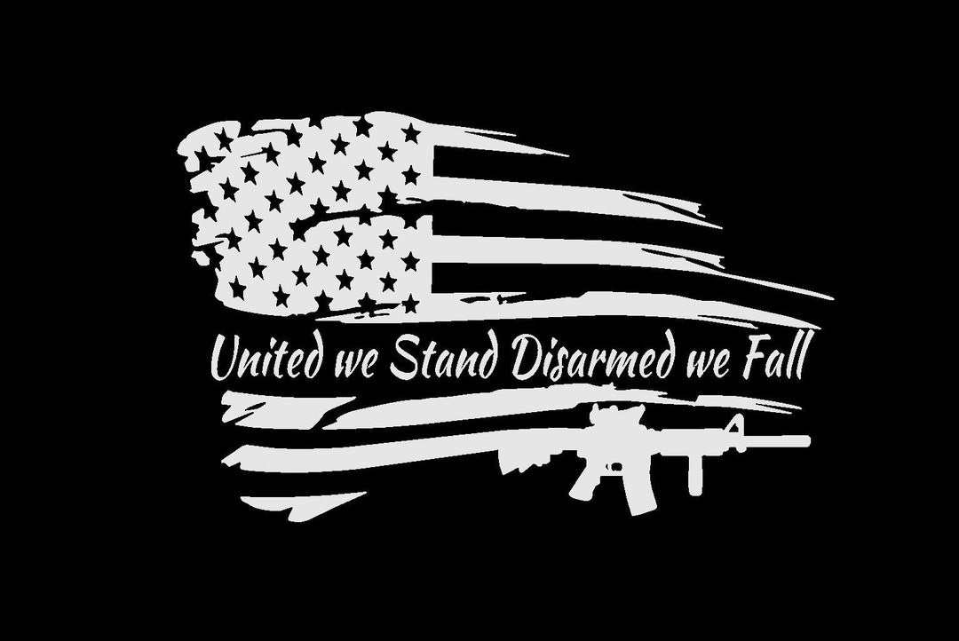 American Flag Window Decal - Etsy