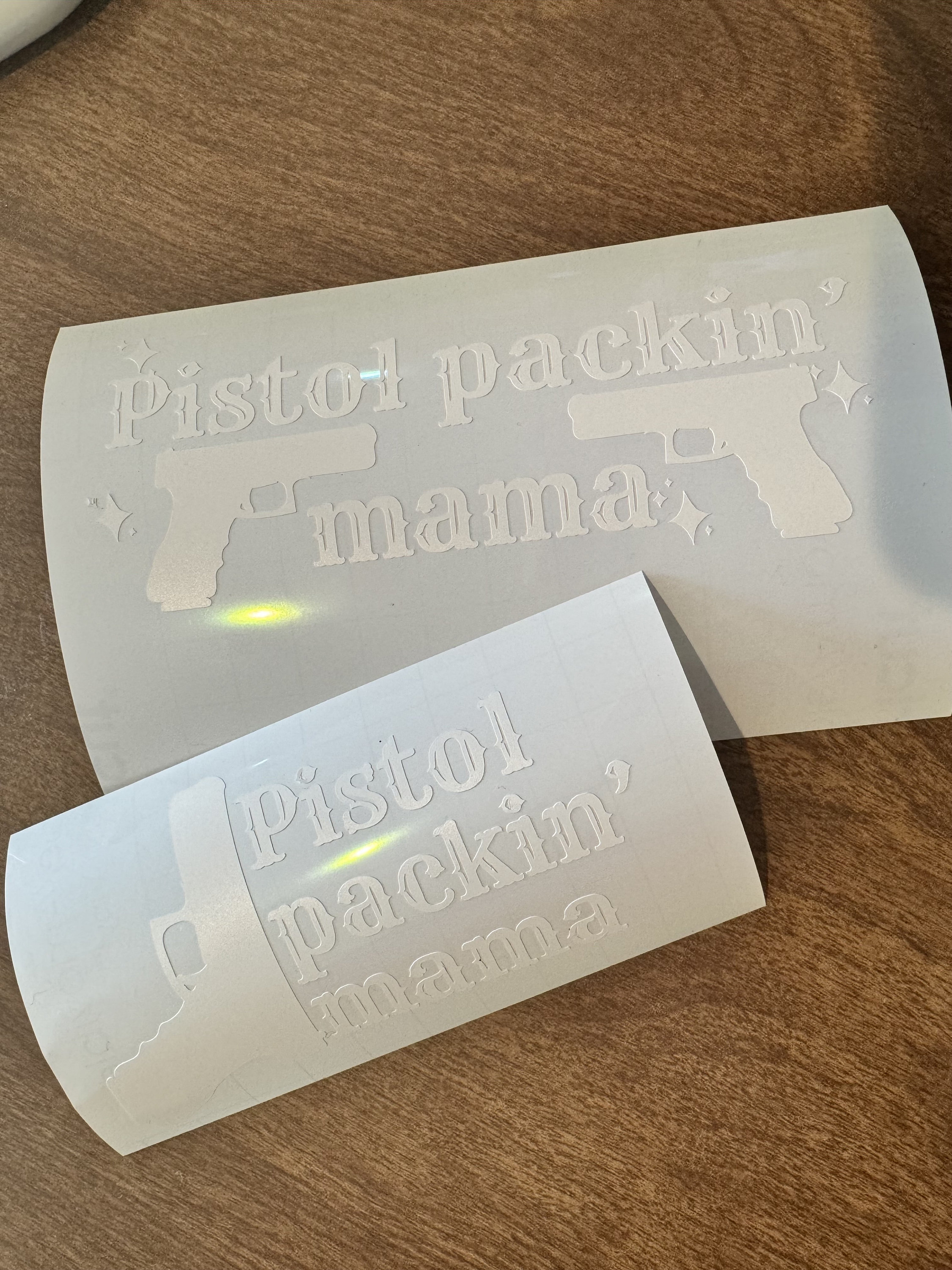 Pistol Packin Mama Decal, Mom Car Decals, Car Stickers, Funny Decals ...