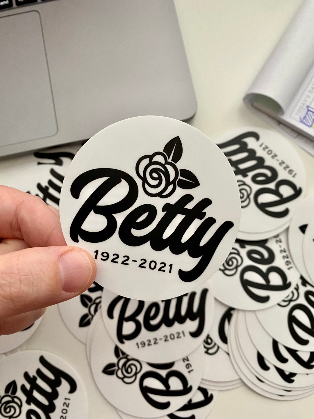 Betty White Sticker - Etsy