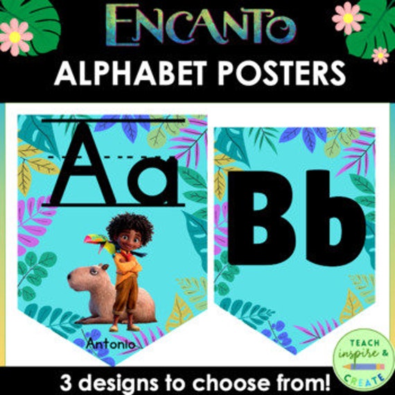 Encanto Alphabet Posters Elementary Classroom Classroom - Etsy Australia