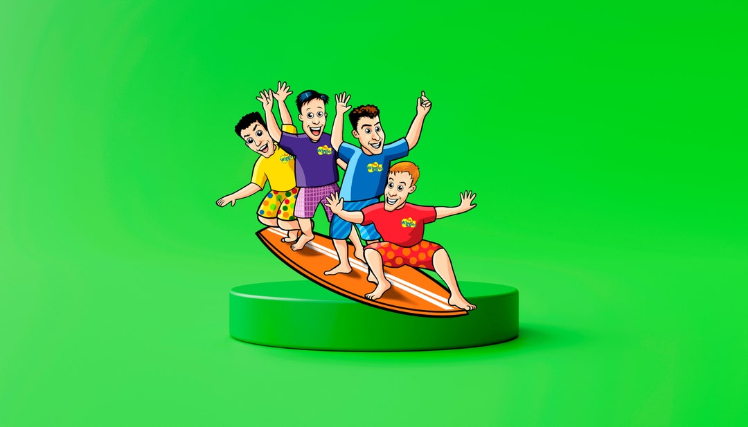 The Wiggles Surfing Foamboard Standee Cut Out foamboard - Etsy