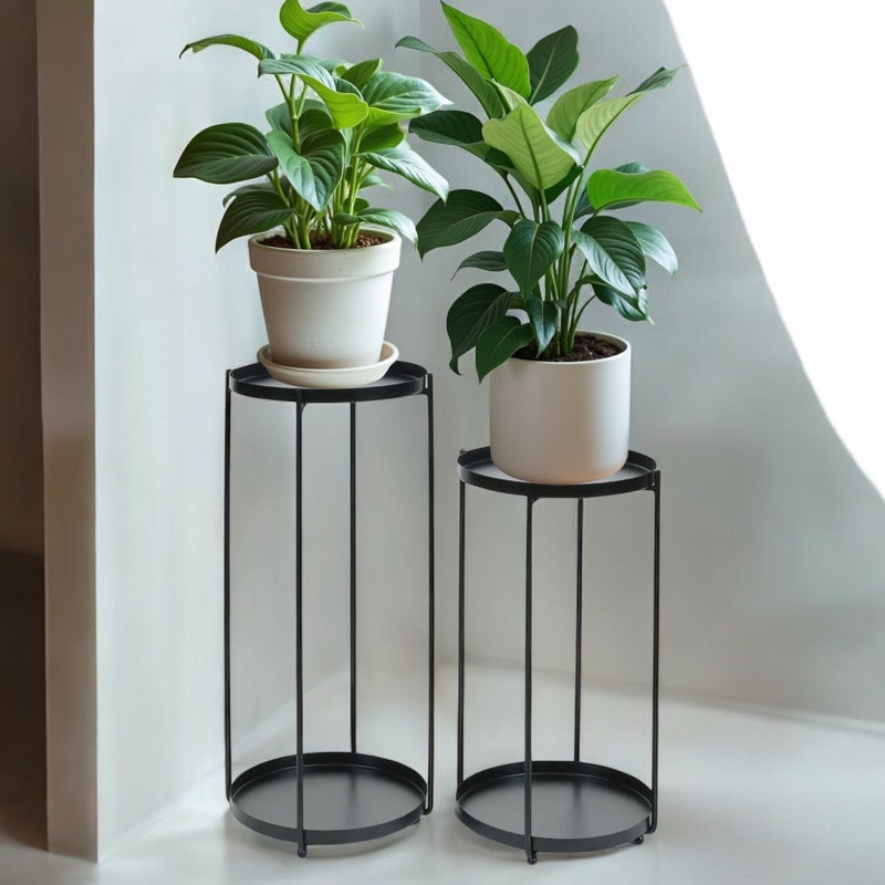 Black Plant Stand - Etsy