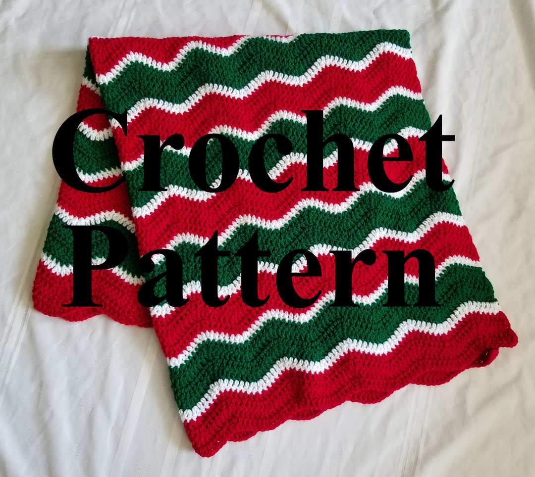 Christmas Afghan Crochet Pattern, Crochet Afghan Pattern, Crichet ...