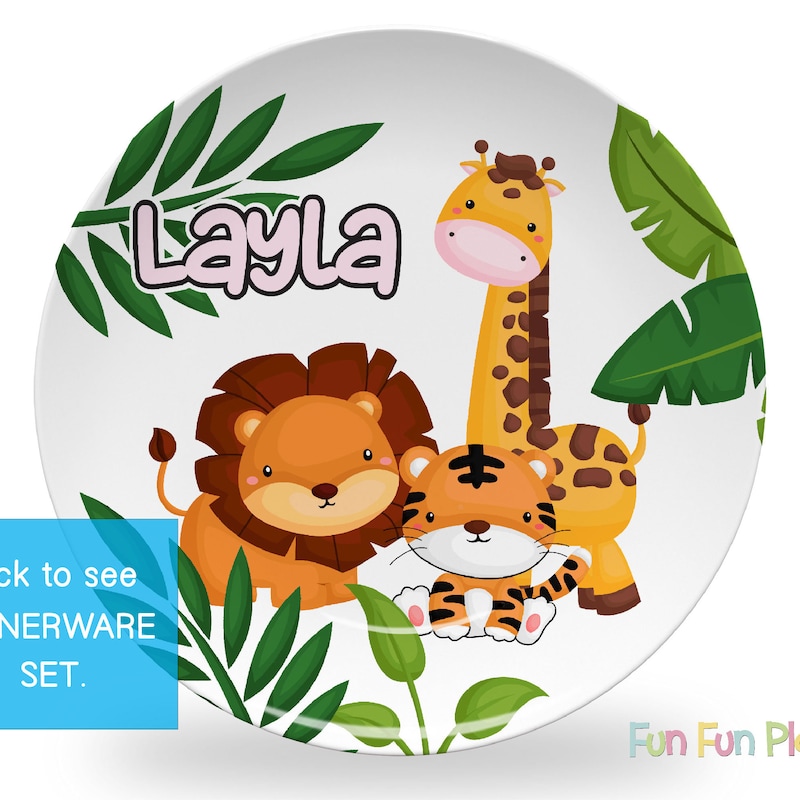 Cute Plate Set - Etsy