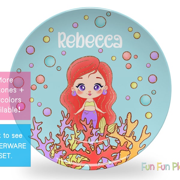 Mermaid Dinnerware Set - Etsy