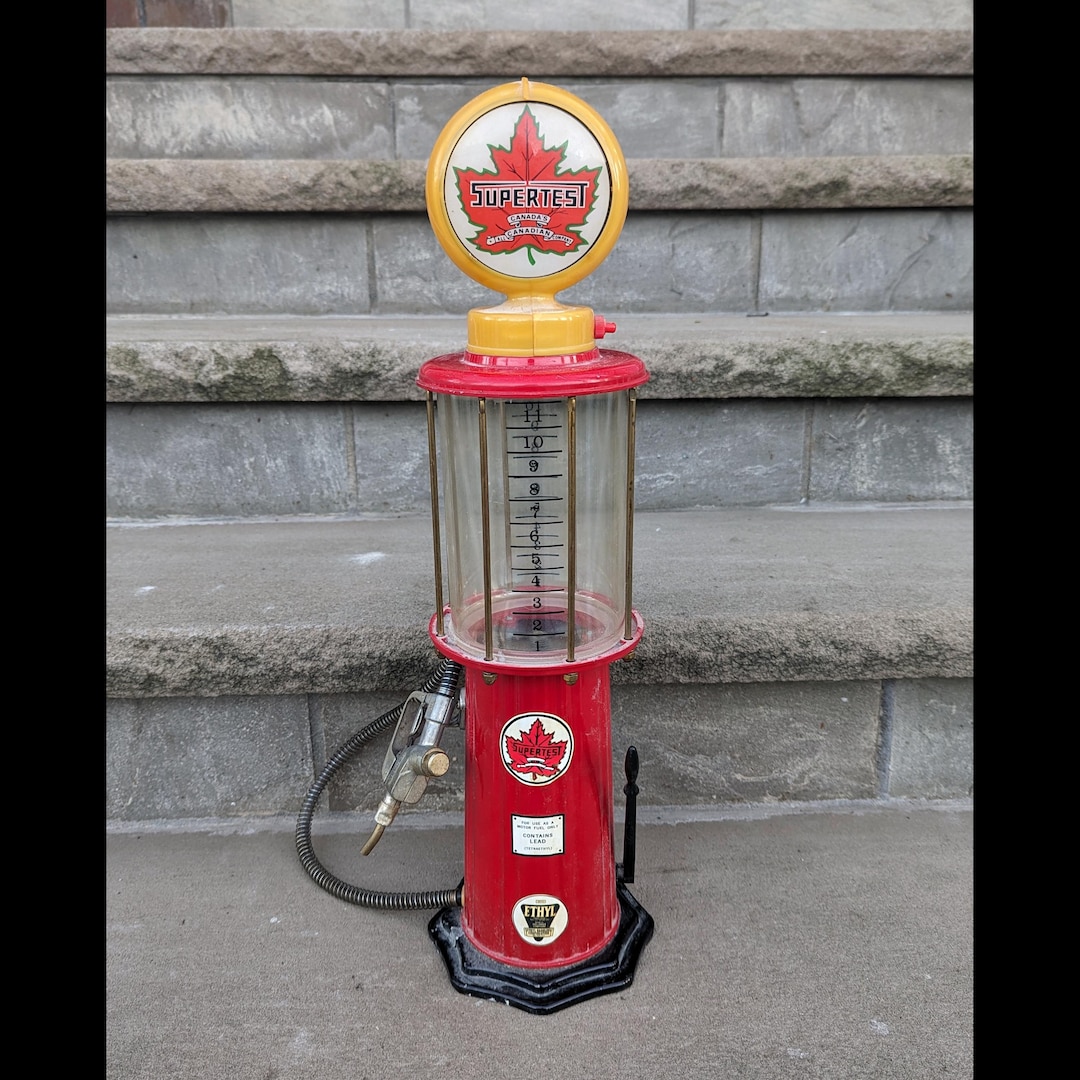 Supertest Gasoline Drink Dispenser Gas Pump Ethyl 1920s - Etsy