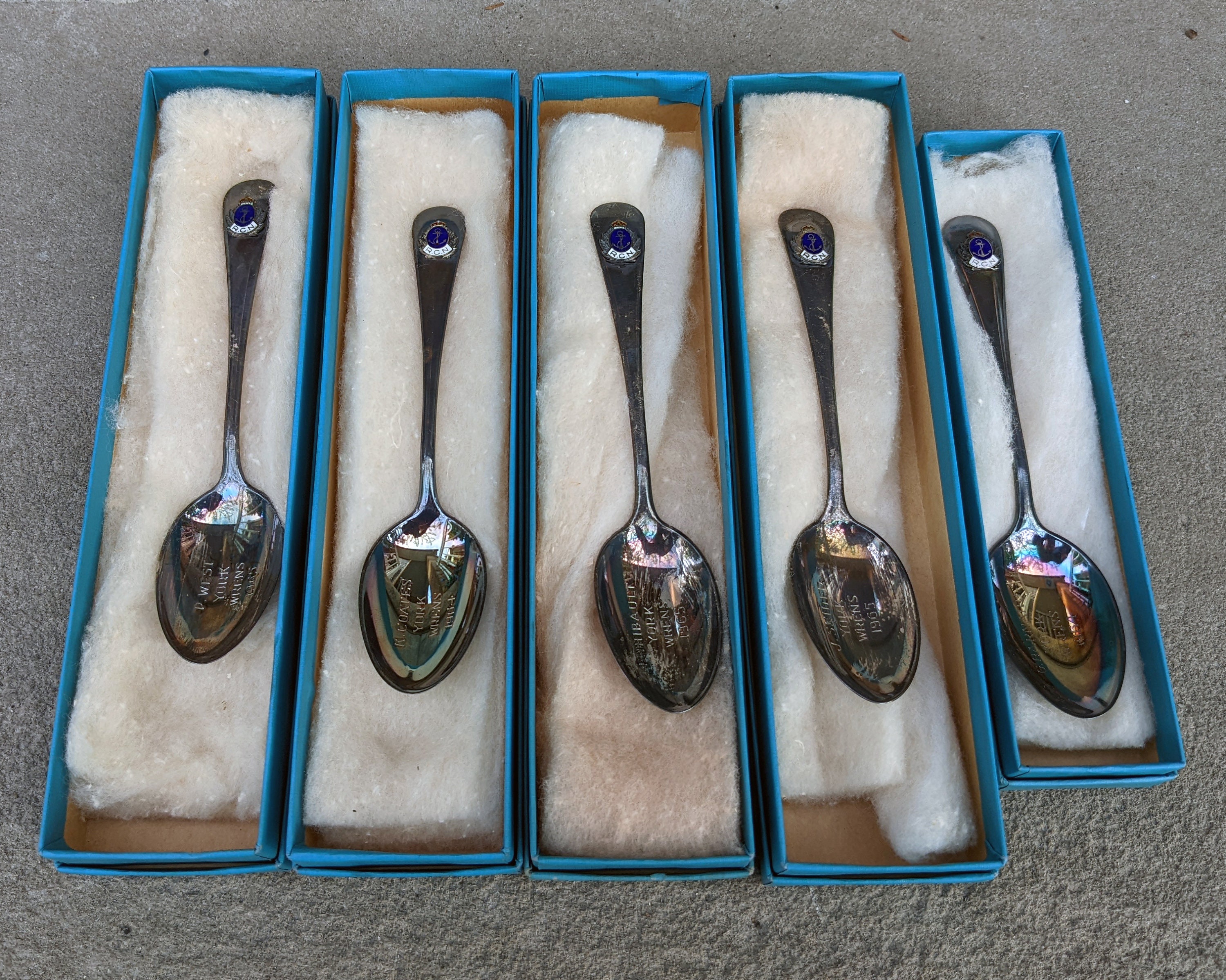 Birks Regency Silver Plate Spoons Royal Canadian Navy - Etsy
