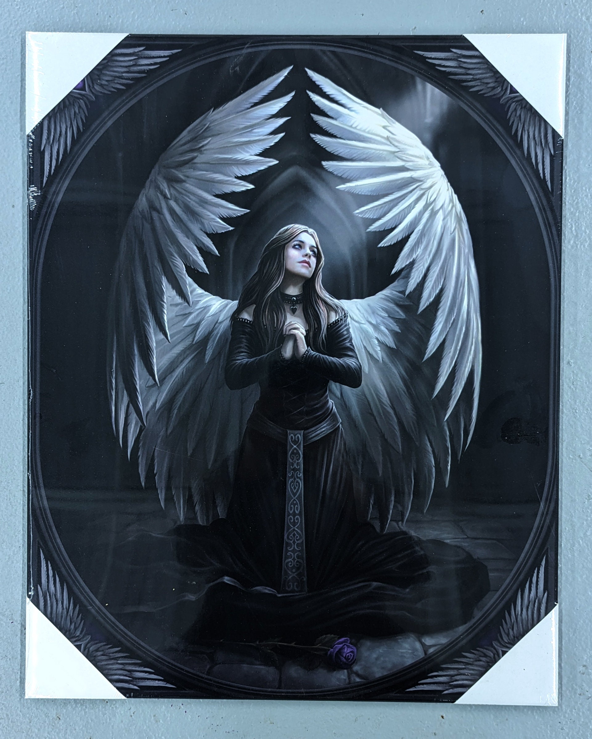Anne Stokes - Prayer for the Fallen (poster-plaque) [16x20"] - Etsy