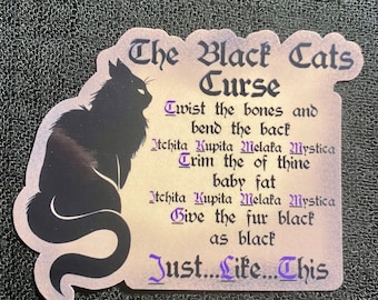 Black Cat Curse - Etsy