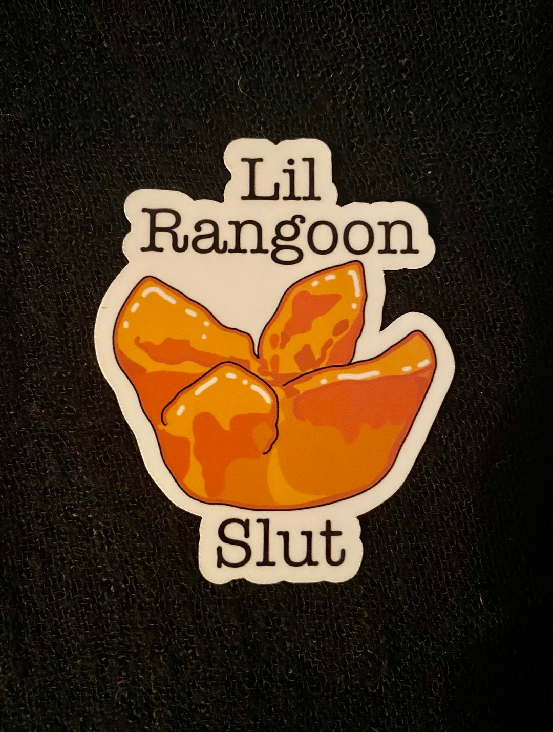 Crab Rangoon Sticker, Cute Sticker, Funny Sticker, Slut Sticker ...
