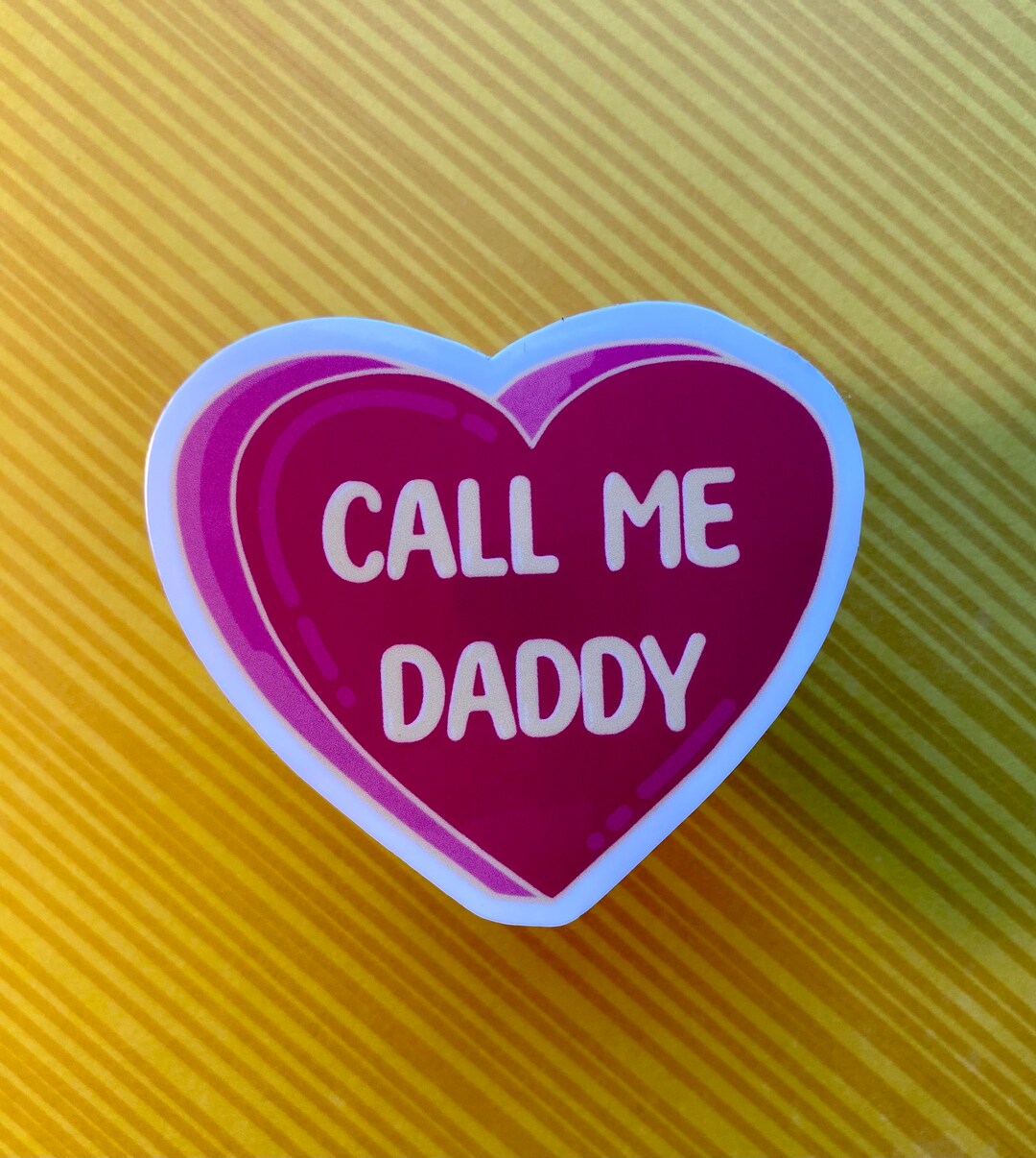Call Me Daddy Sticker Sticker Cute Sticker Water Bottle - Etsy
