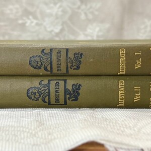 Antique Book Stack, Set of 2 Rare Antique Books, Character Sketches ...