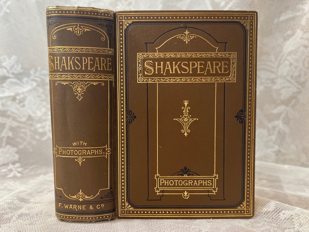 1892 Shakspeare Photographs, Works of William Shakespeare, Rare Antique ...