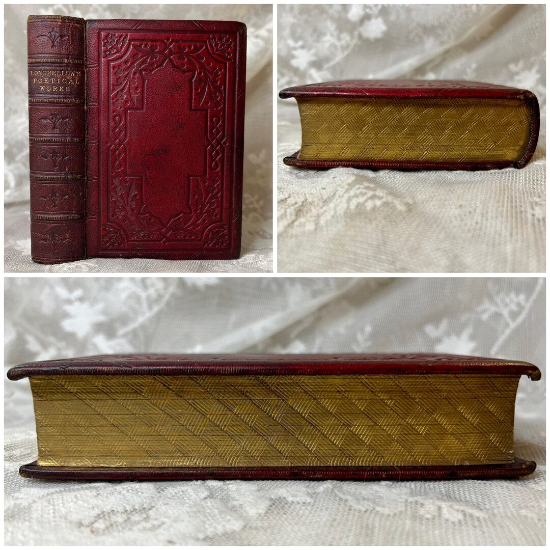1863 Poems by Henry Wadsworth Longfellow Rare Book Gauffered - Etsy