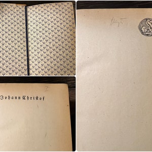 1918 Johann Christof Children and Youth Novel by Romain Rolland, German ...