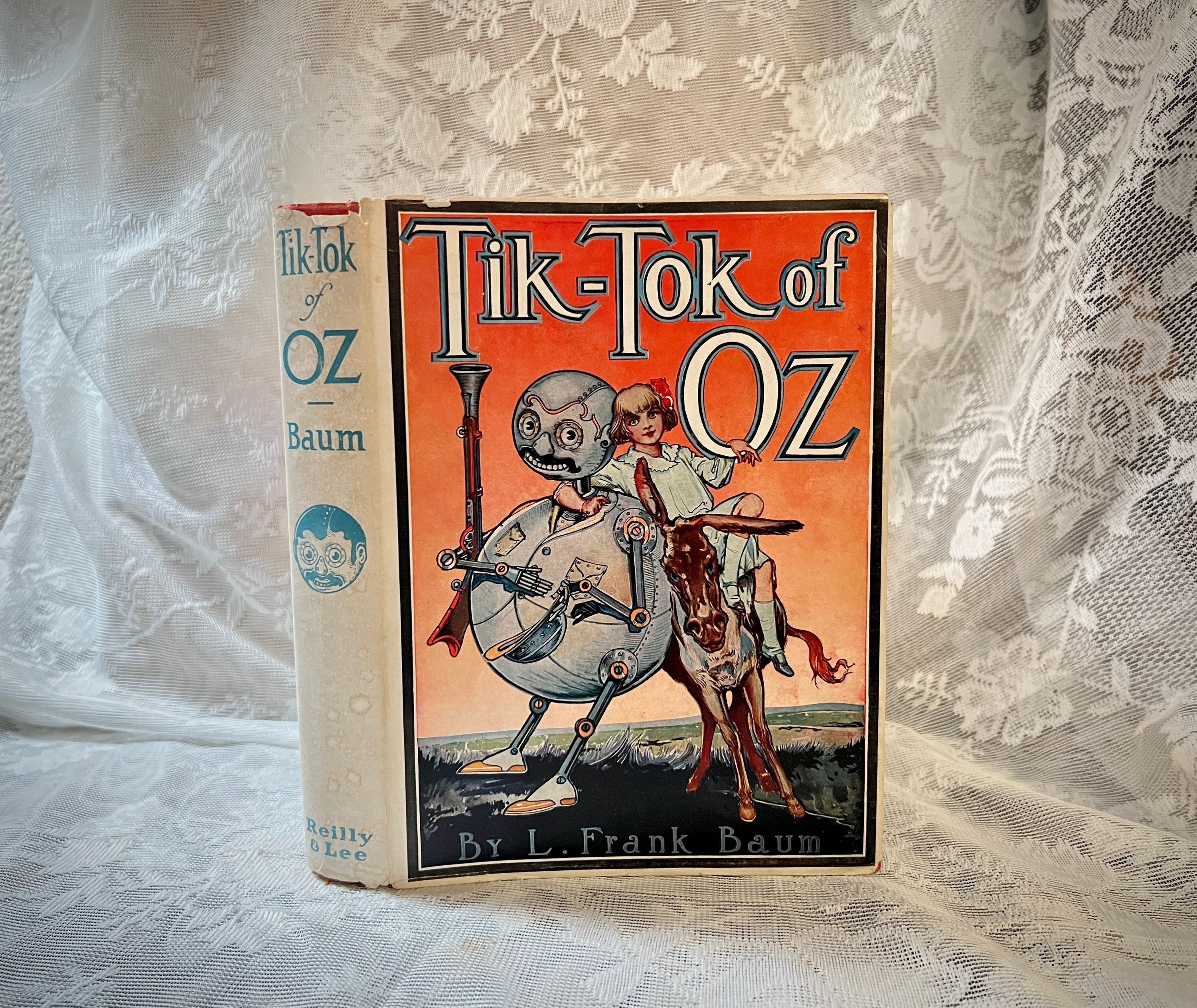 1914 Tik-tok of Oz by L. Frank Baum Rare Antique Book - Etsy