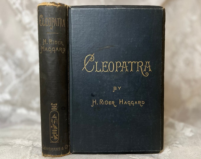1889 Cleopatra, H. Rider Haggard, First Edition, Ancient Egypt ...