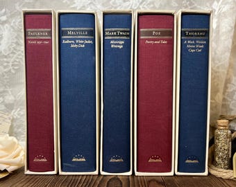 Vintage Library of America Collection of Books. Original Editions of ...