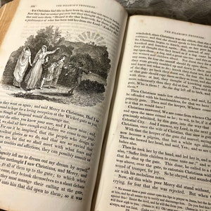 1860 Pilgrim’s Progress and Holy War, John Bunyan, Rare Antique Book ...