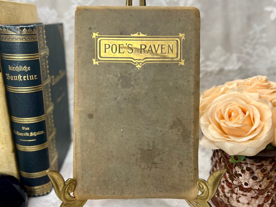 Edgar Allan Poe the Raven and the Bells, Rare Antique Book, Macabre ...