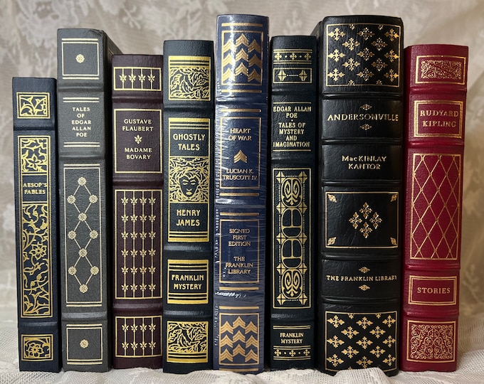 Vintage Franklin Library Books, Vintage Classics, Gilded Collector’s ...