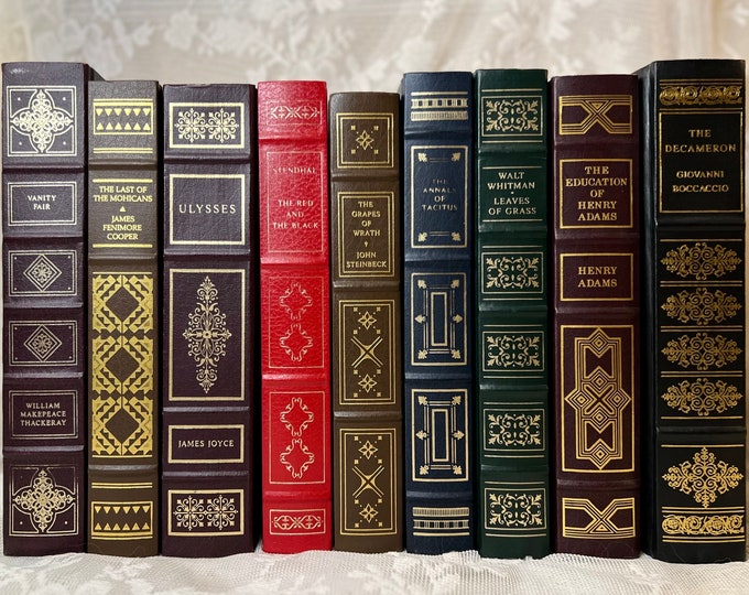 Vintage Franklin Library Books, Vintage Classics, Gilded Collector’s ...