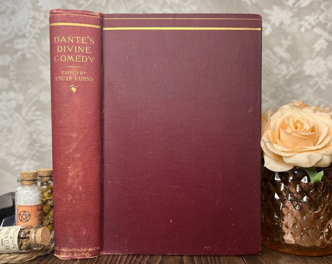 1897 Divine Comedy of Dante Alighieri, Hell Purgatory Paradise, Oscar ...