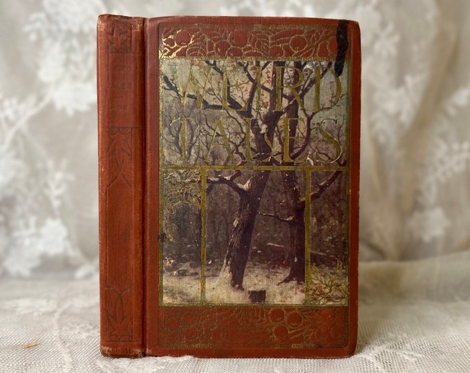 Edgar Allan Poe, Weird Tales, Rare Antique Book, Small Pictorial ...