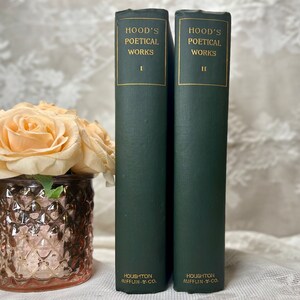 Poetical Works of Thomas Hood 1870s, Rare Antique Books 1800s, Complete ...