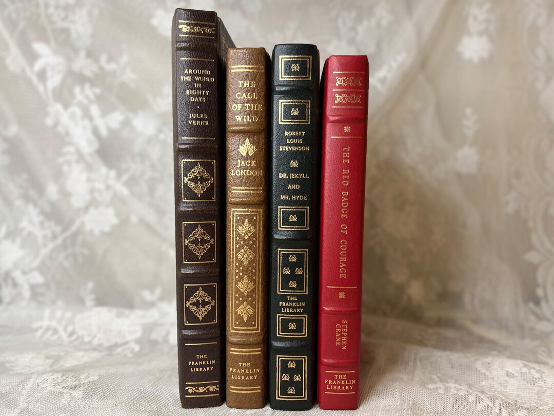 Vintage Franklin Library Books, Vintage Classics, Gilded Limited ...