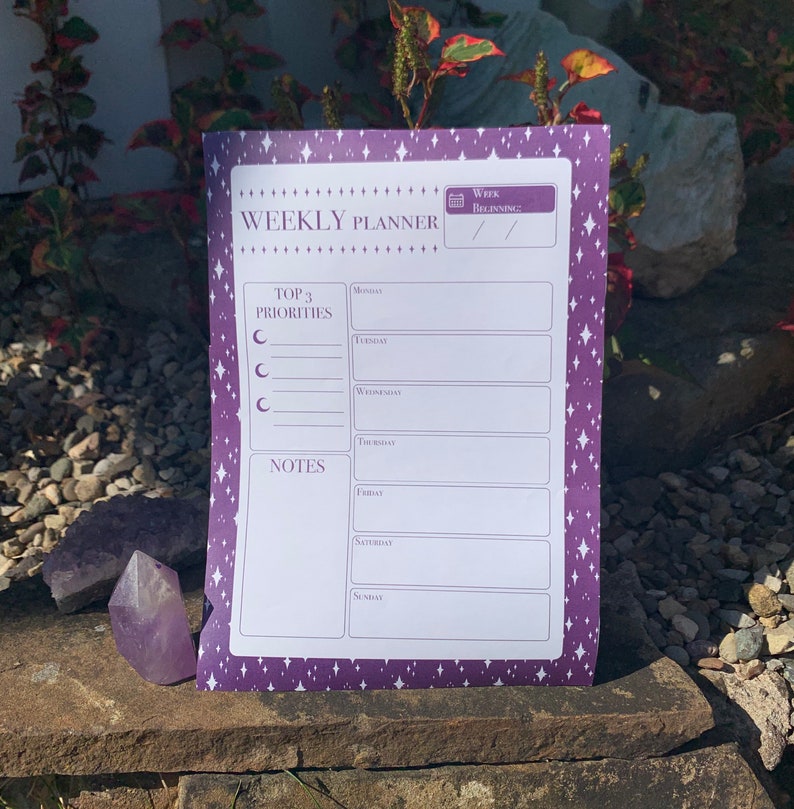 Celestial Digital Planner Pages / Space Themed Printable - Etsy