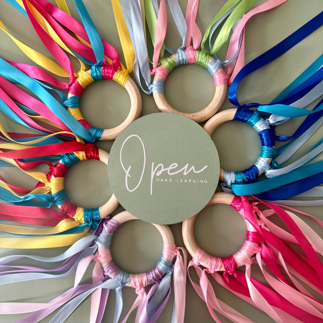 Montessori Sensory Ribbon Dancing Ribbon - Etsy