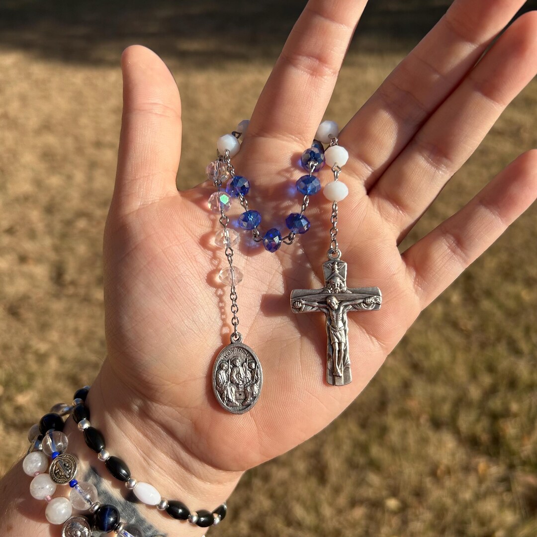 The Chaplet of the Holy Trinity | Glass | Chaplet Beads - Etsy