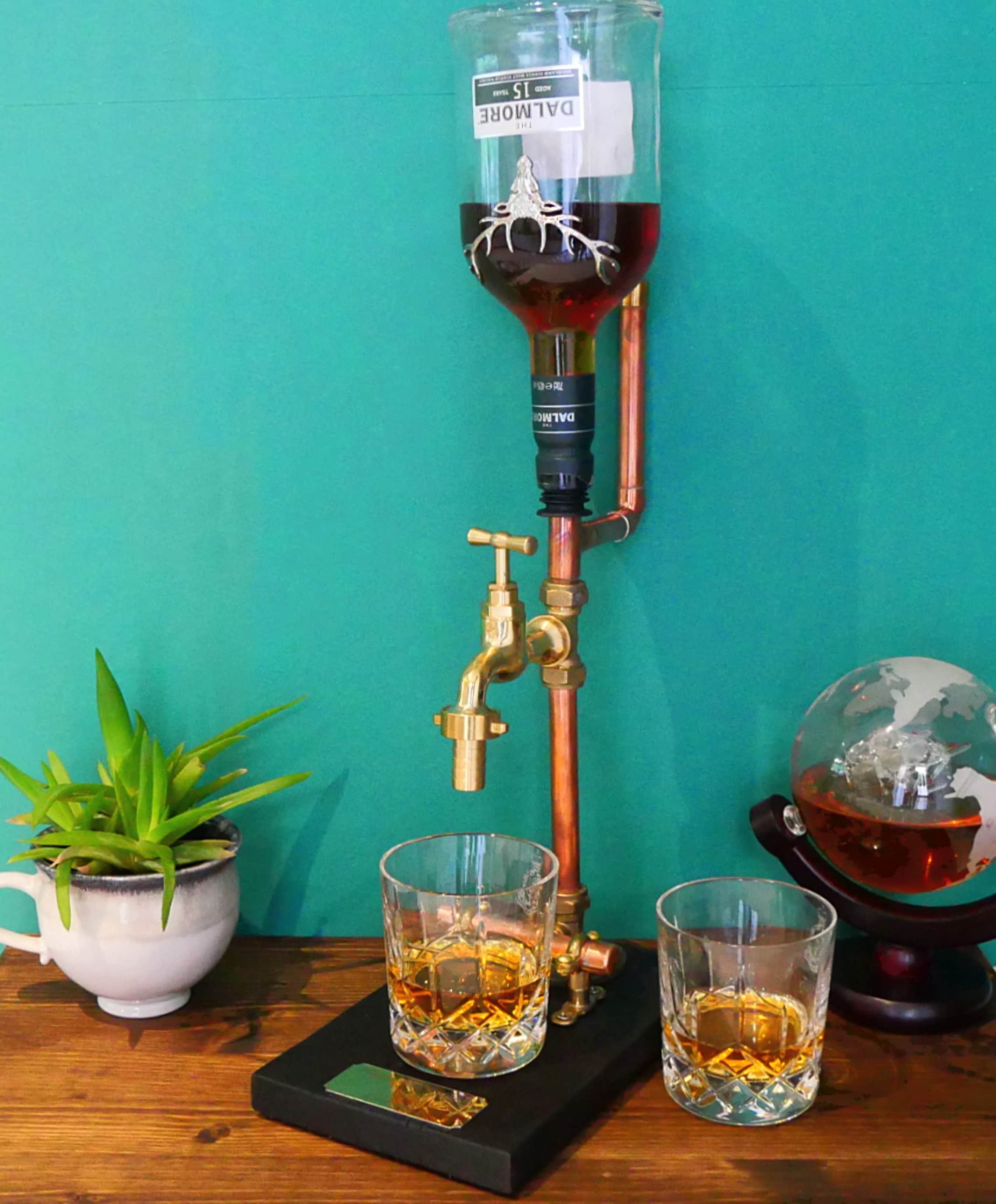 Solid Brass and Copper Pipe Drink Dispenser - Personalisable - Etsy