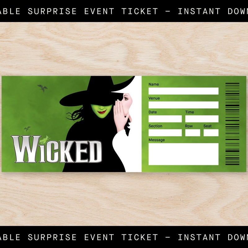 Wicked Svg - Etsy