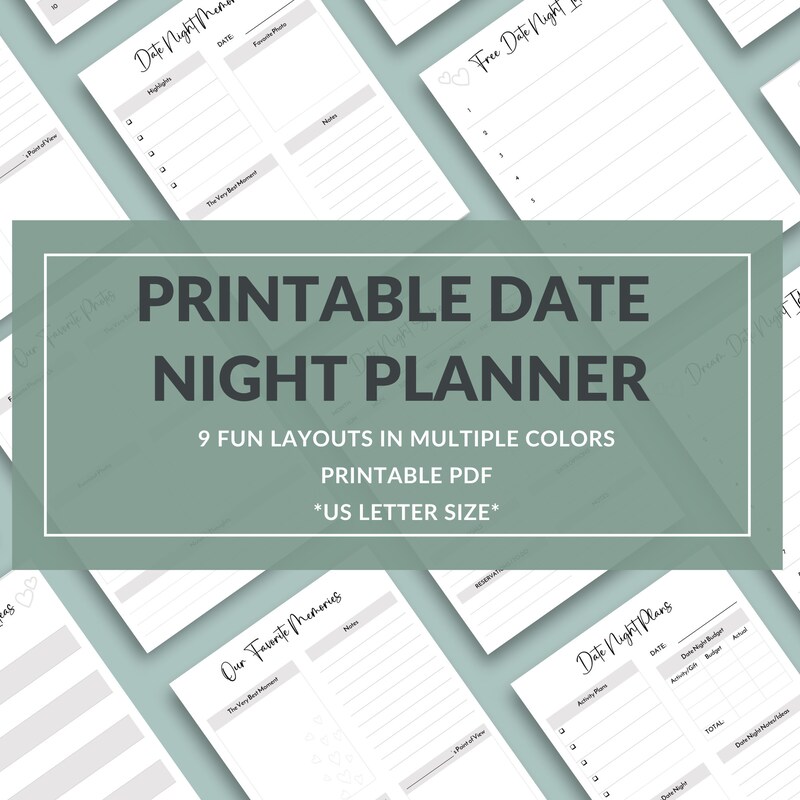 Date Night Printable - Etsy