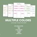 Simple Printable Daily Planner, PDF Bundle - 3 Unique Daily Layouts ...