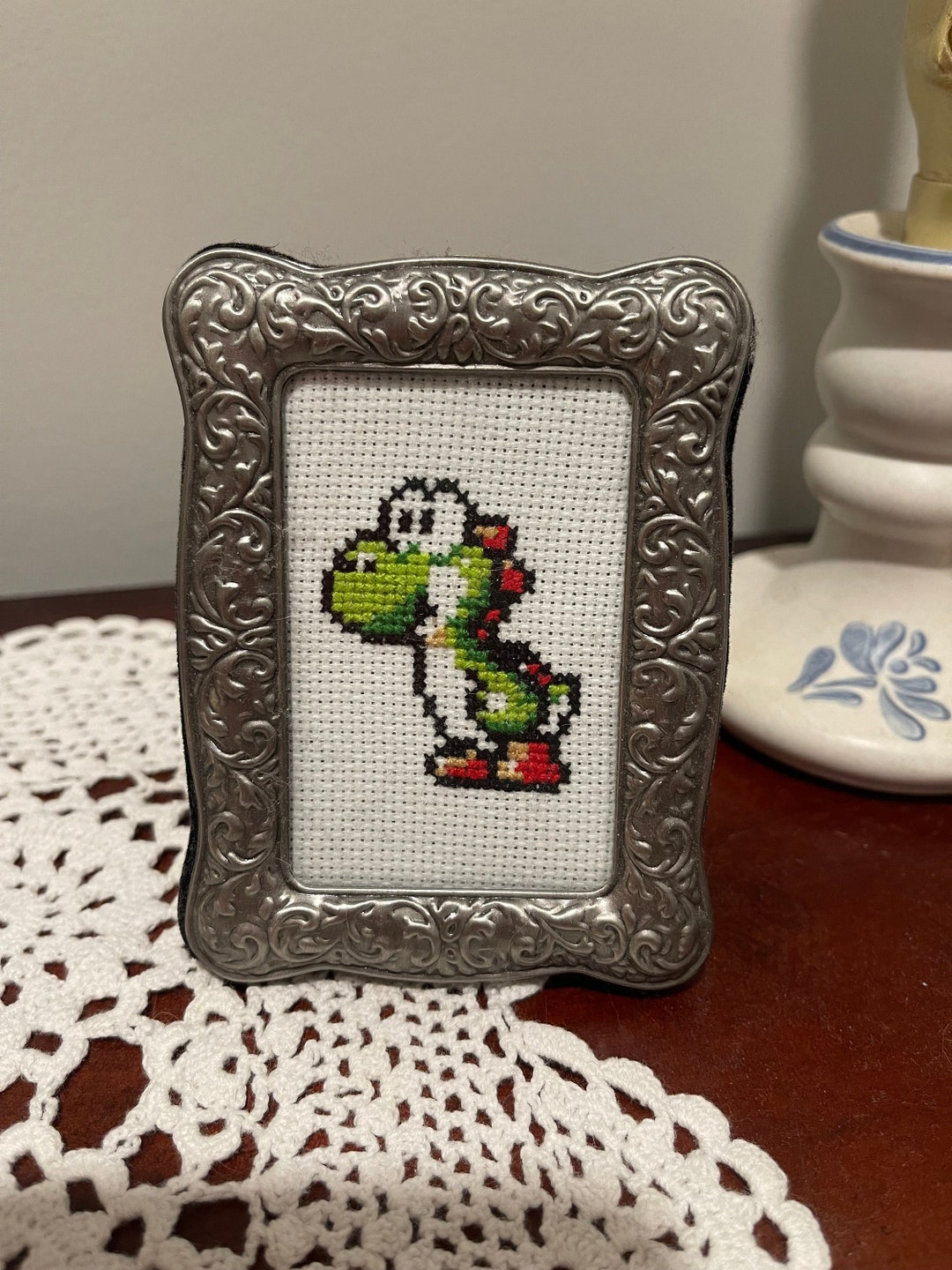 Yoshi Cross Stitch - Etsy