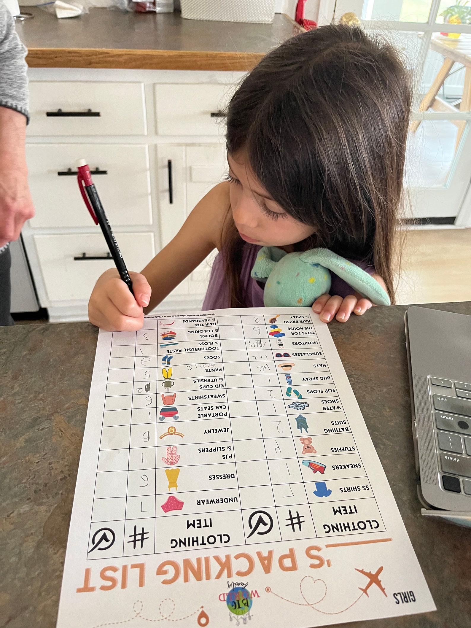 EDITABLE Kid-friendly Packing List - Etsy