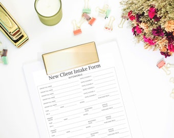 New Client Intake Form Life Insurance - Etsy