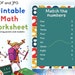 Printable Math Worksheet | Match the Numbers Worksheet | Learning ...