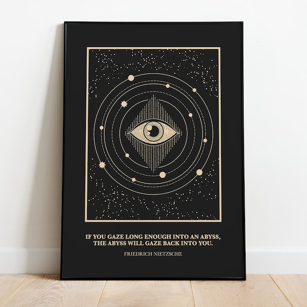 Nietzsche Poster - Etsy