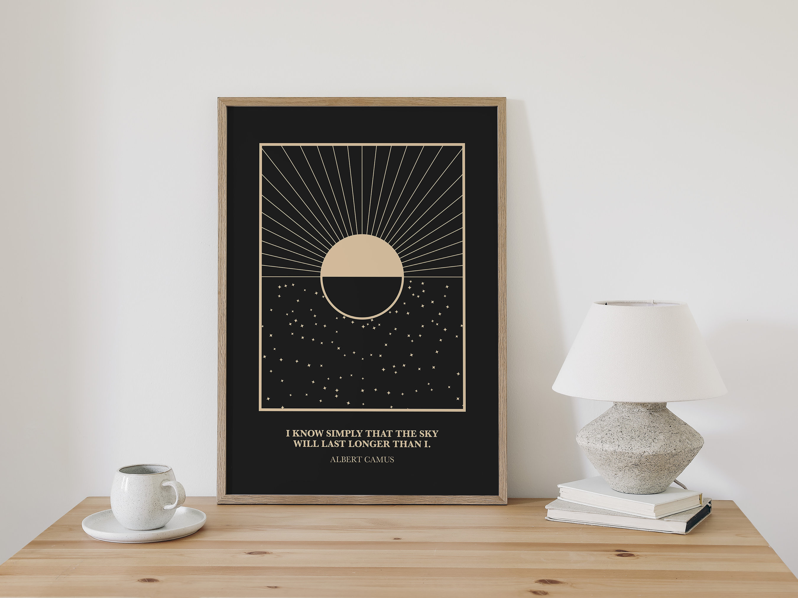 Albert Camus Wall Art, Camus Poster, Camus Quote, Nihilist Poster ...